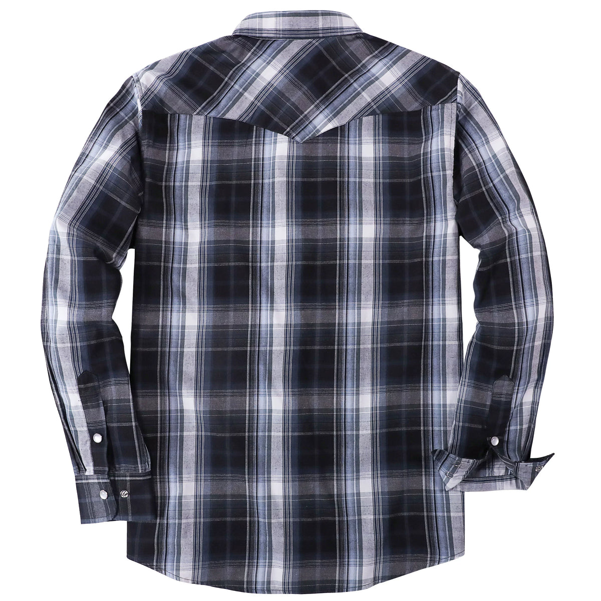 Dubinik® Pearl Snap Shirts for Men Long Sleeve Western Shirts for Men
