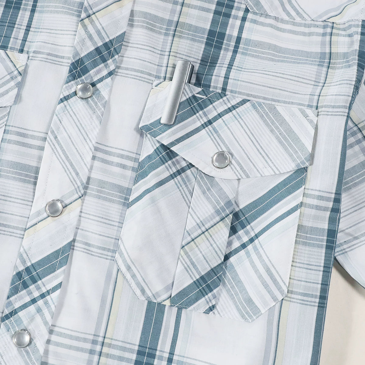 Dubinik® Pearl Snap Shirts for Men Long Sleeve Western Shirts for Men